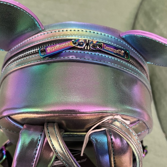 Loungefly | Bags | Loungefly X Disney Oil Slick Holographic Mickey ...